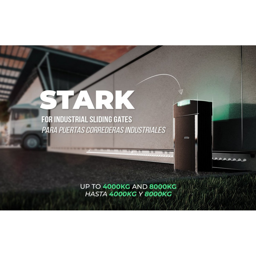 Kit motorisation portail coulissant - MOTORLINE - STARK 4000 - Portail ...