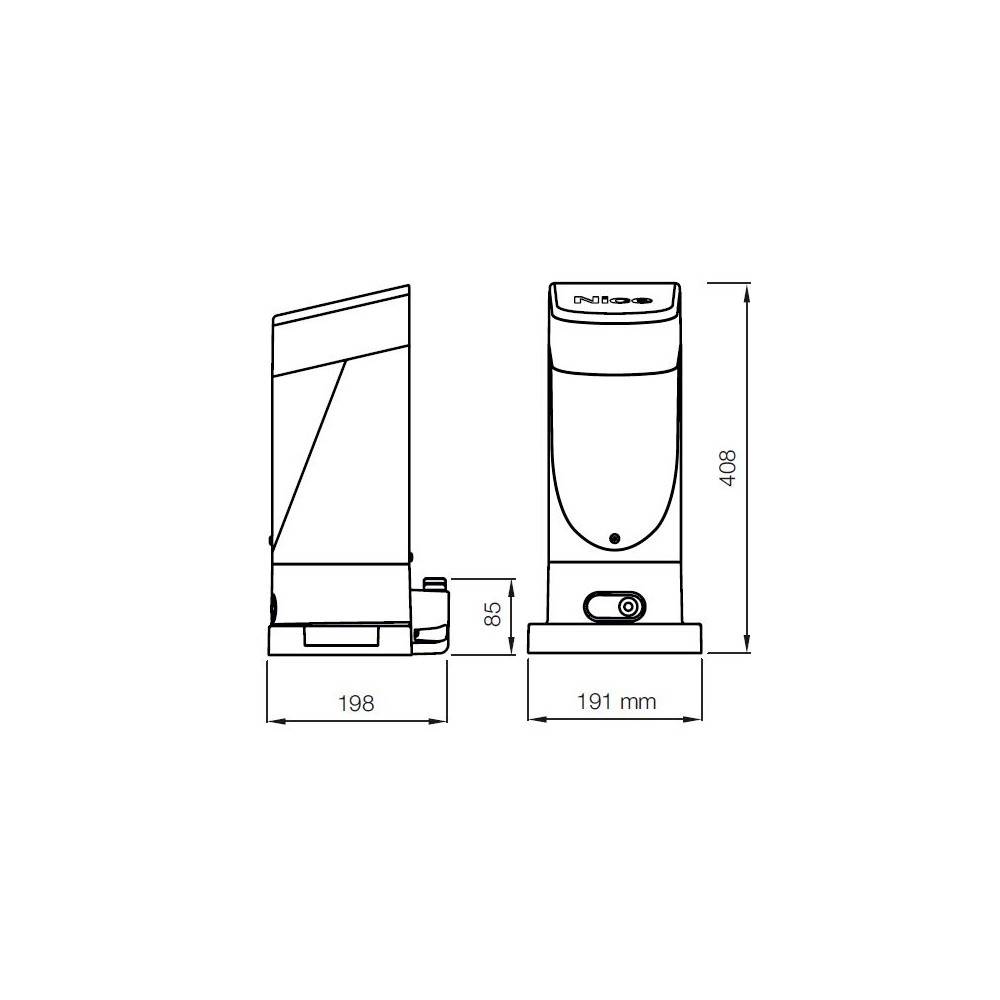 Kit motorisation portail coulissant - Nice - SLIGHT 400 - Portail ...