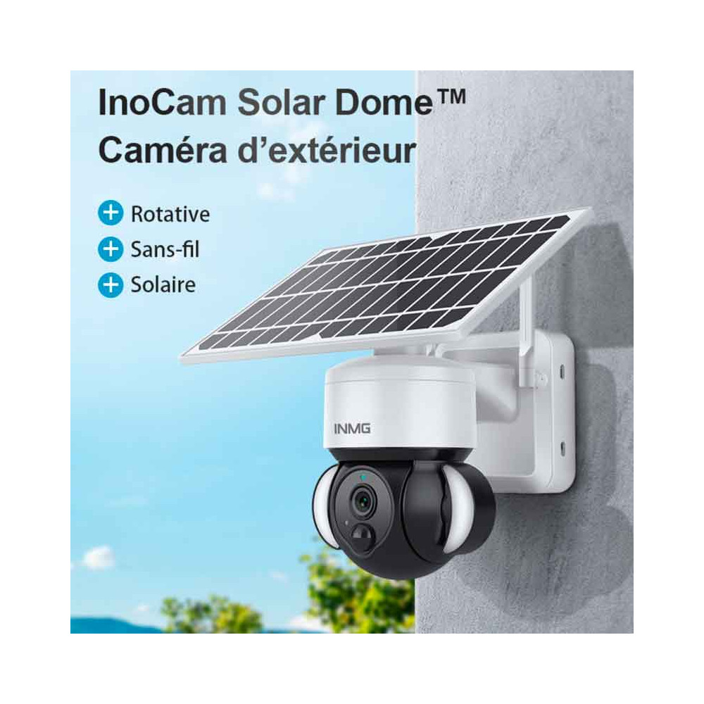 INOMEGA InoCam Solar Dome - Accueil - Dom Automatismes