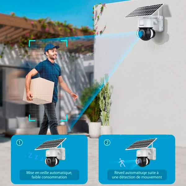 INOMEGA InoCam Solar Dome - Accueil - Dom Automatismes