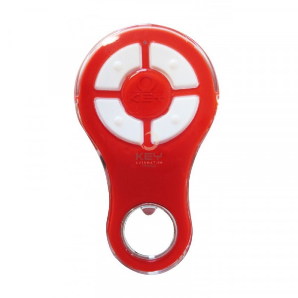 Télécommande Rouge porte et portail - 4 canaux - Key Automation KSUB ...